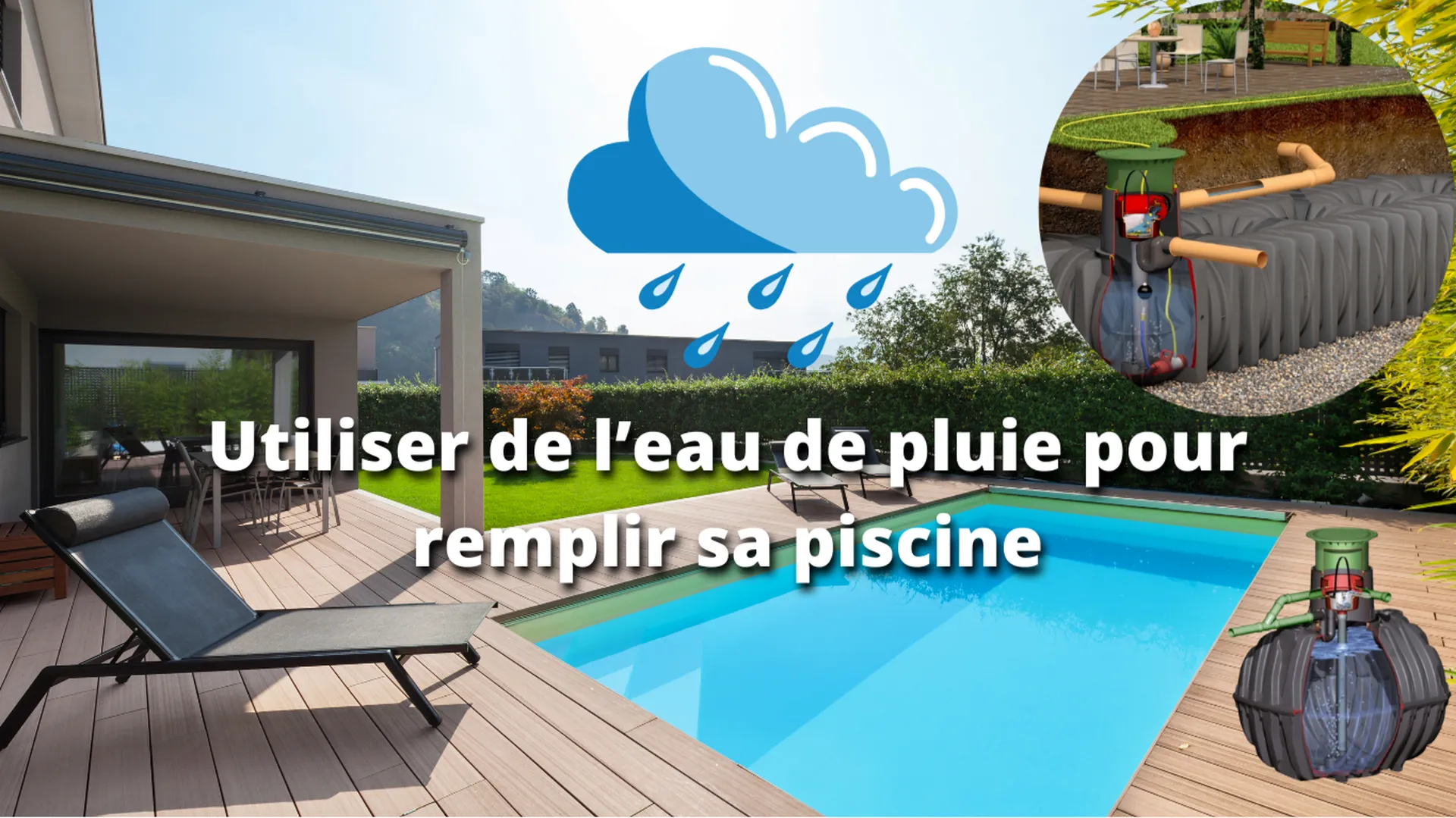 Remplir sa Piscine avec de l'Eau de Pluie : Économies et Écologie